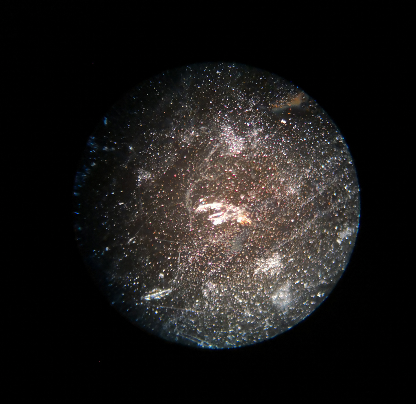 Glazes under microscope – Stoneware Ceramics