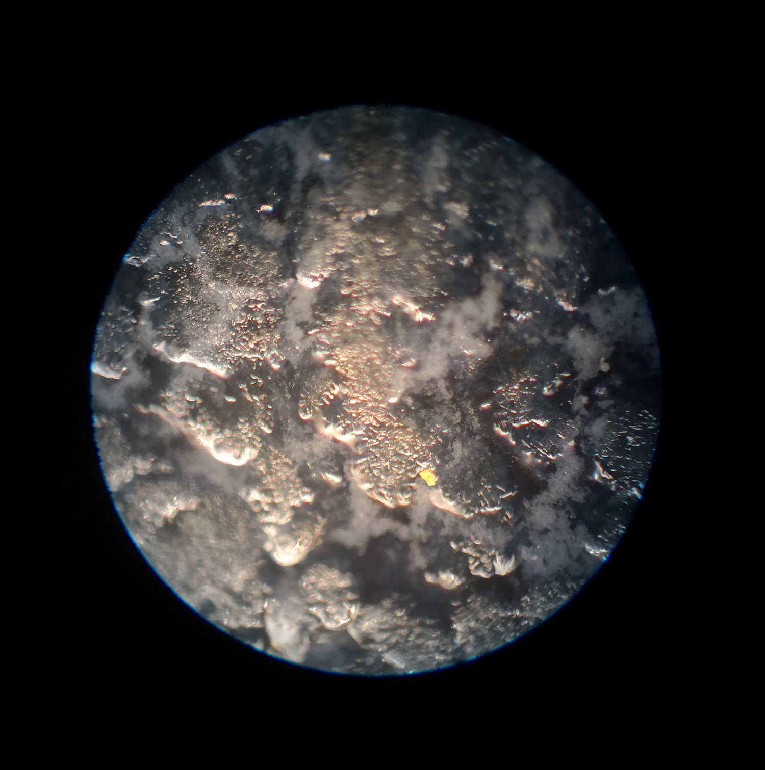 Glazes under microscope – Stoneware Ceramics