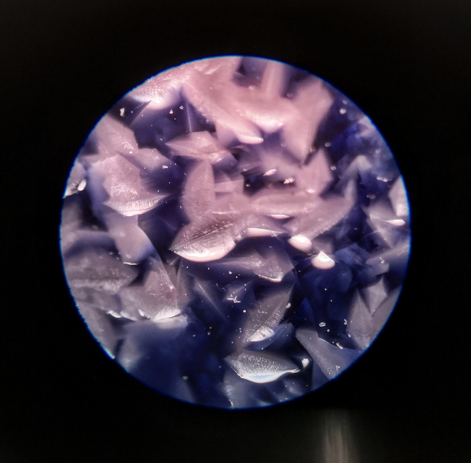 Glazes under microscope – Stoneware Ceramics