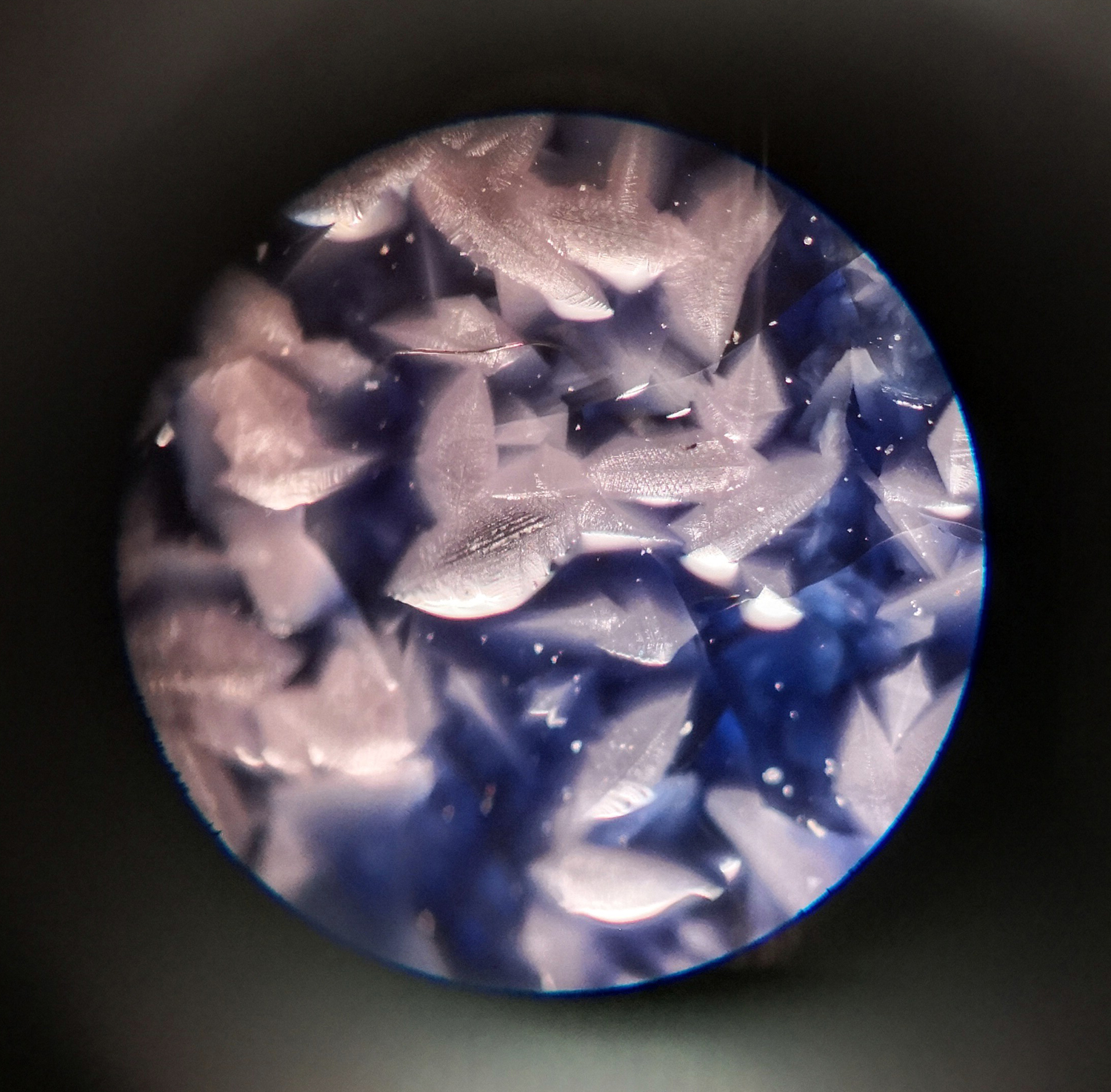 Glazes under microscope – Stoneware Ceramics