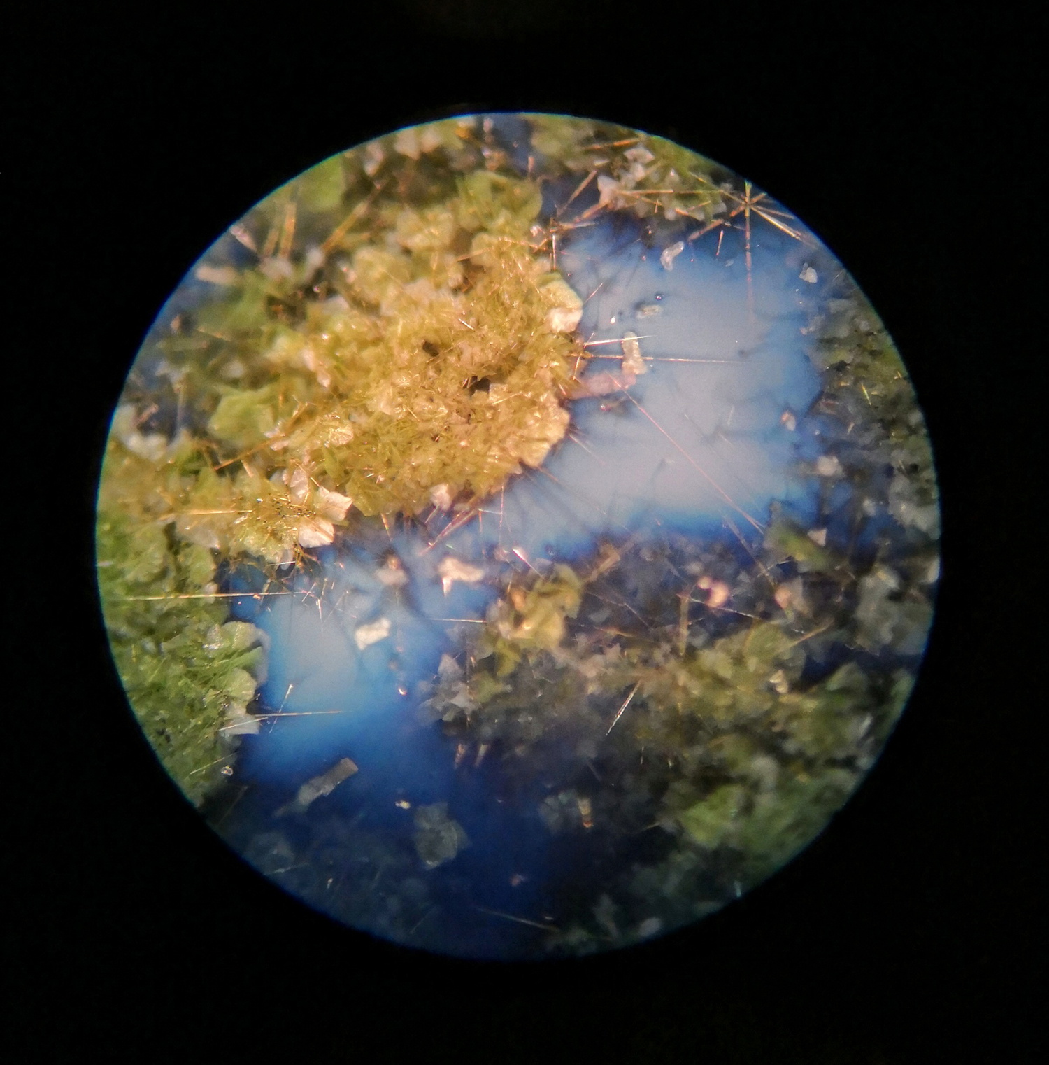 Glazes under microscope – Stoneware Ceramics